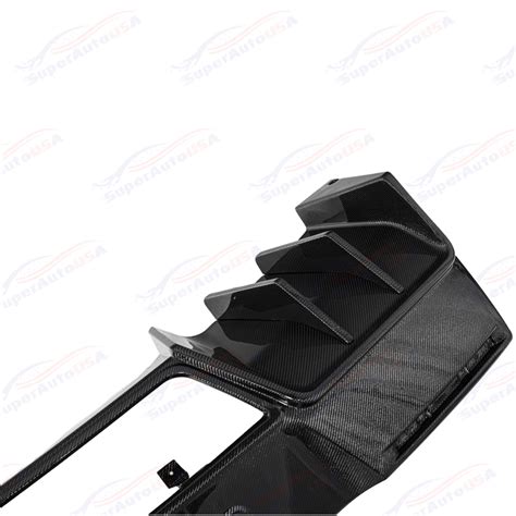 Fits 14 Up Corvette C7 Gm Factory Package Carbon Fiber Rear Bumper Dif
