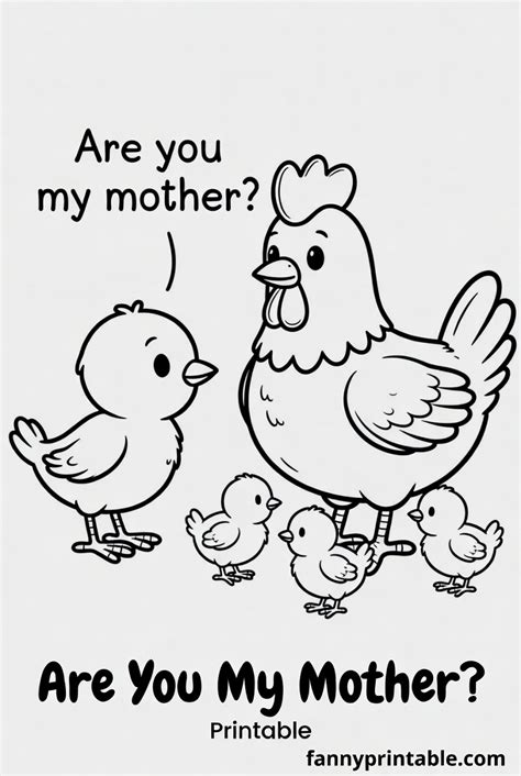 Are You My Mother Characters Printable 2026
