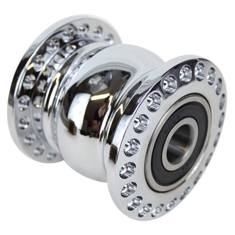 Chrome Front 40 Spoke Spool Wheel Hub Fits 34 Harley Axle Tc Bros