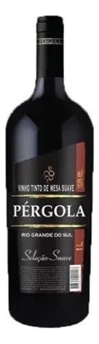 Vinho Pérgola Tinto Suave 1l Parcelamento Sem Juros