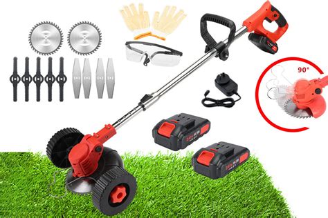 Cordless Push Weed Eater And Grass Trimmer Lawn Mower Homyspire