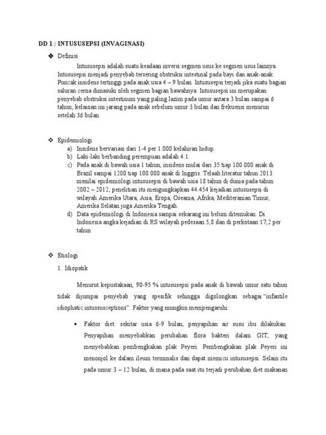 Dd 1 Intususepsi Pdf