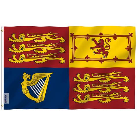 Anley Fly Breeze 3 X 5 Fuß United Kingdom Royal Standard Flag Canvas