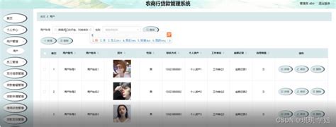 【附源码】python计算机毕业设计农商行贷款管理系统银行信贷行业管理系统代码样例 Csdn博客