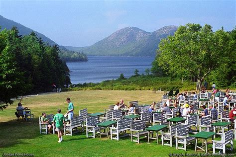 Jordan Pond House Tea And Popovers In Acadia National Park Maine