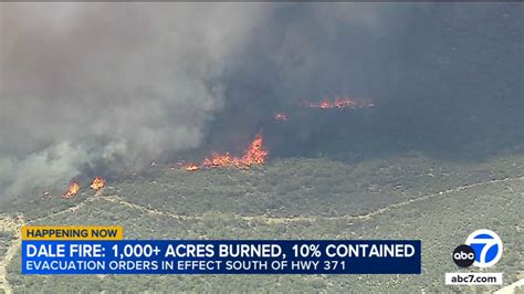 Wildfires Merge Into 1000 Acre Blaze In Aguanga Prompting Response