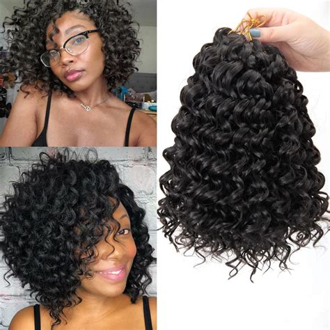 Gogo Curl Crochet Hair For Black Women Short Beach Curl