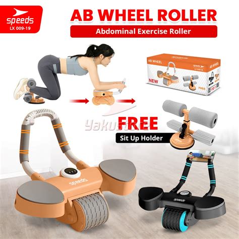Jual Speeds Ab Wheel 2in1 Ab Roller Wheels Plank Trainer Abdominal Core