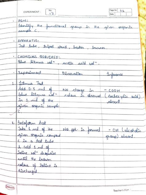 Exp 17 Functional Group Aldehyde Pdf