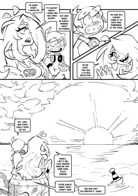 Rule 34 Comic Dialogue English Text Female Gerph Monochrome Sex Skarp