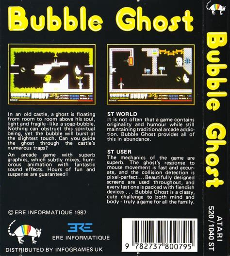 Bubble Ghost Cover Or Packaging Material Mobygames