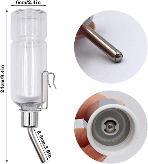 Rabbit Water Bottlesportable Hamster Hanging Water Bottle Feeder
