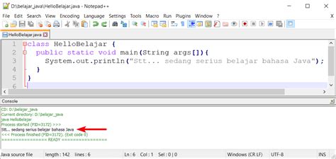tutorial belajar java cara menjalankan java dari notepad duniailkom