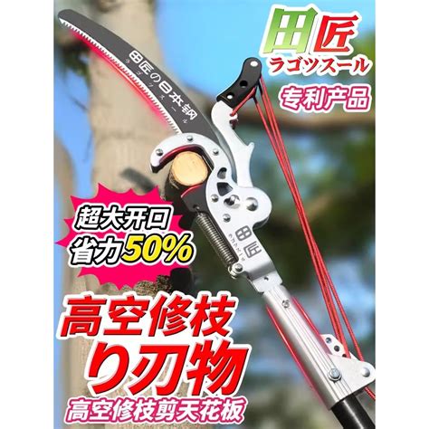 田匠sk5鋼高枝剪高空剪枝剪伸縮高空修枝剪超長橢圓杆剪樹枝剪刀 蝦皮購物