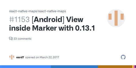 Android View Inside Marker With 0131 · Issue 1153 · React Native Mapsreact Native Maps