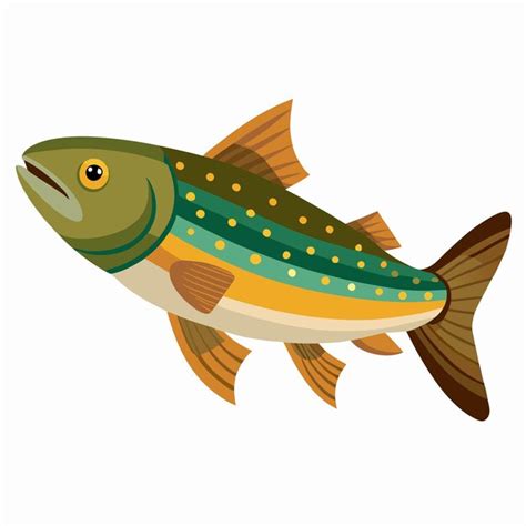 Trout Fish Vector Premium Ai Generated Vector