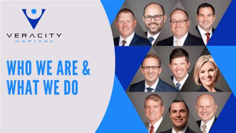 Who We Are And What We Do Veracity Capital