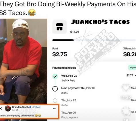 Toids Will Pay Juanchos Tacos On Time Instead Of Paying Their Landlord