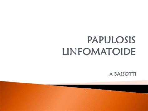 Papulosis Linfomatoide