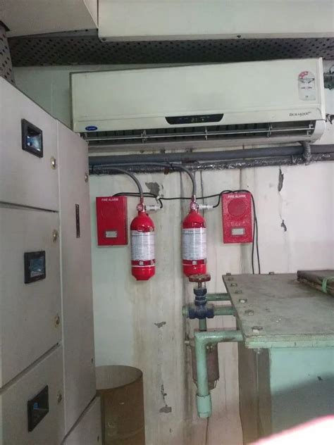 Fire Guards Metal Alloy Electrical Panel Gas Flooding System For