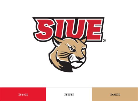 Siu Edwardsville Cougars Brand Color Codes