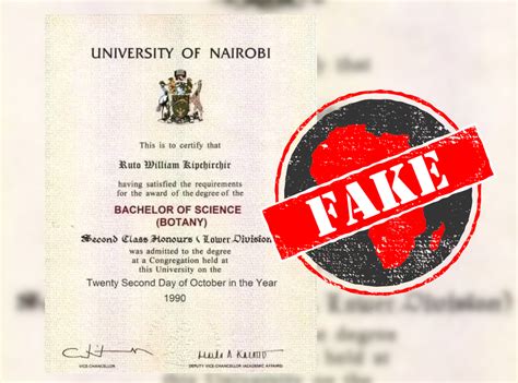 No Kenyas Deputy President Didnt Graduate With ‘second Class Honours