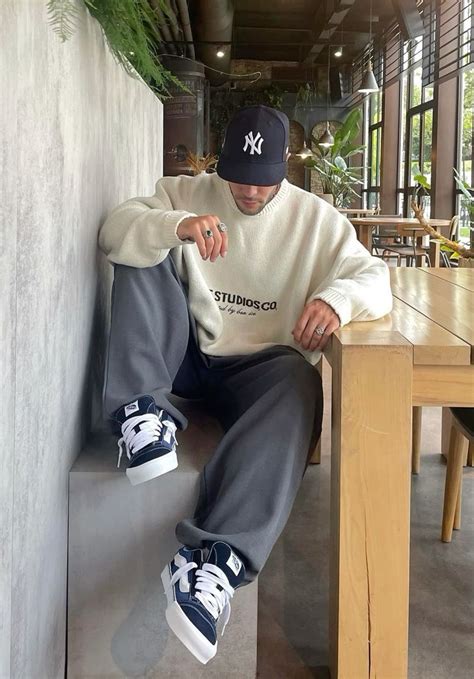 Vans Knu Skool Outfits Casual Outfits Mens Streetwear Mens Outfits