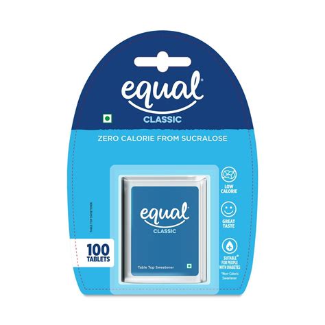 Equal Classic Zero Calorie Sweetener 100 Tablets Price Uses Side