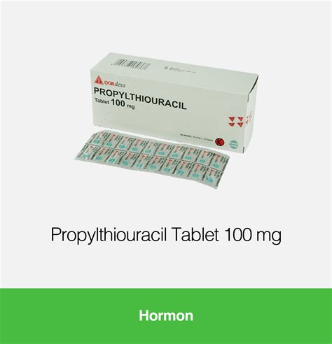 Propylthiouracil Tablet 100 Mg Kegunaan Efek Samping Dosis Ogb Dexa
