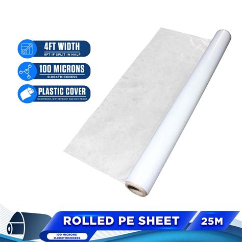 Pe Sheet Polyethylene Tube 4ft Tube 25 Meter50 Meter Length X