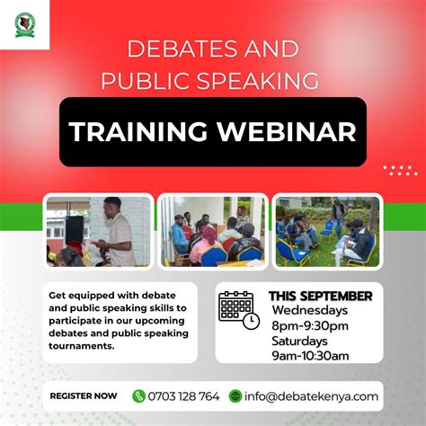 Debates And Public Speaking Training Webinar