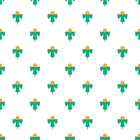 Scarecrow Pattern Cartoon Style 14986020 Vector Art At Vecteezy
