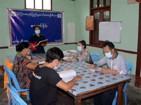 မိုးညှင်းမြို့ လူထုအခြေပြုဗဟိုဌာနတွင် စာဖတ်ဝိုင်း ပြုလုပ်ဆောင်ရွက