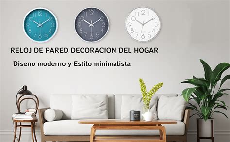 Reloj De Pared Relojes Pared Cuarzo Silencioso Moderno Grande Relojes