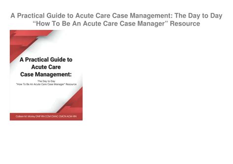 Ppt Pdffull Download A Practical Guide To Acute Care Case