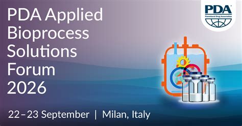 Pda Applied Bioprocess Solutions Forum 2026 Pda