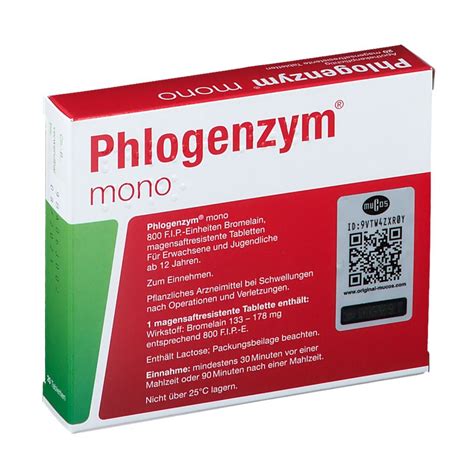 Phlogenzym® Mono Tabletten 20 St Shop Apotheke