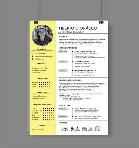 Cv Layout Design Behance Behance