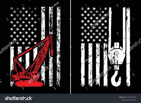 Crane With Flag Over 2455 Royalty Free Licensable Stock Vectors