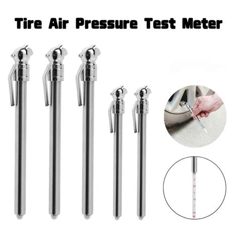 1 3pcs Stainless Steel Pen Shaped Car Vehicle Tire Air Pressure Test