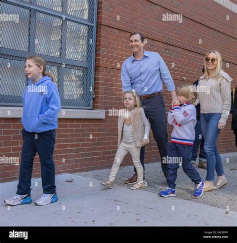 New York N Y November 8 2022 Congressional Candidate Dan Goldman Waits To Vote With His