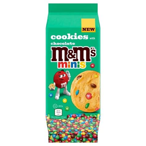 M M And M Minis Cookies 180g X 8 Freemans Confectionery