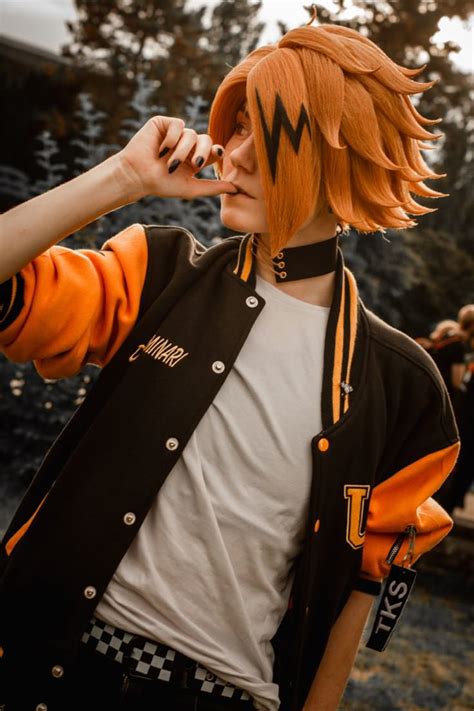 Denki Kaminari Cosplay From Mha Cosplay Kostüm