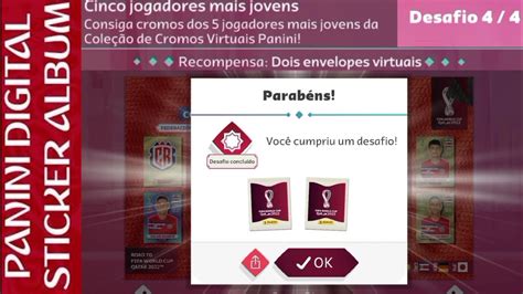 Como Cumprir O Desafio 4 Cinco Jogadores Mais Jovens Álbum Virtual