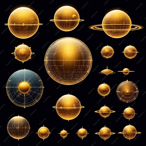 Una Colección De Planetas Que Incluye Planetas Y Planetas Vector