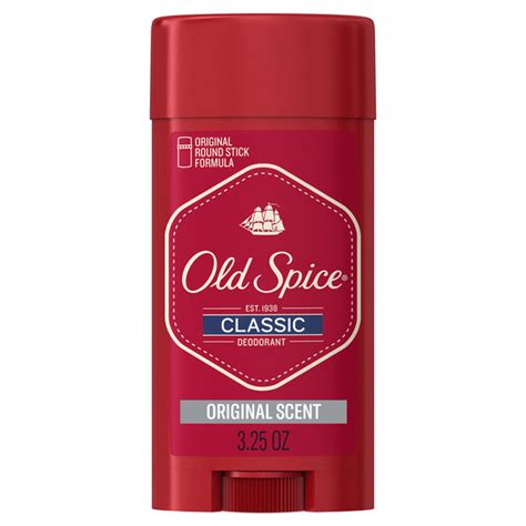 Old Spice Classic Original Scent Deodorant For Men Same Day Delivery Or