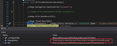 Issue On GetValue From Lookup Issue Microsoft EasyRepro GitHub