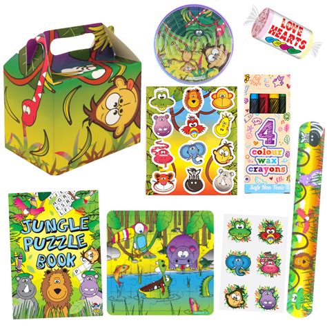 Jungle Theme Pre Filled Party Box Poundfun