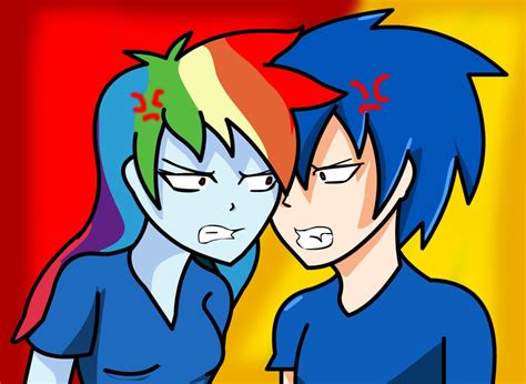 Sonic X Rainbow Dash Human
