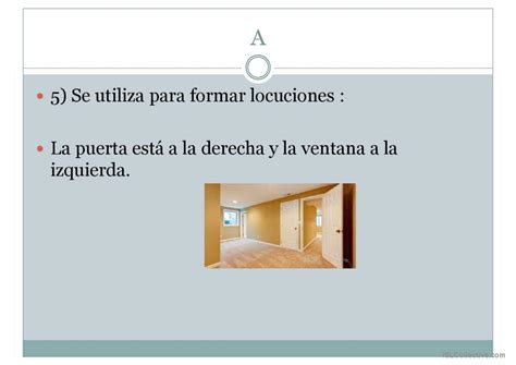 Prepociciones A En De Español Ele Powerpoints